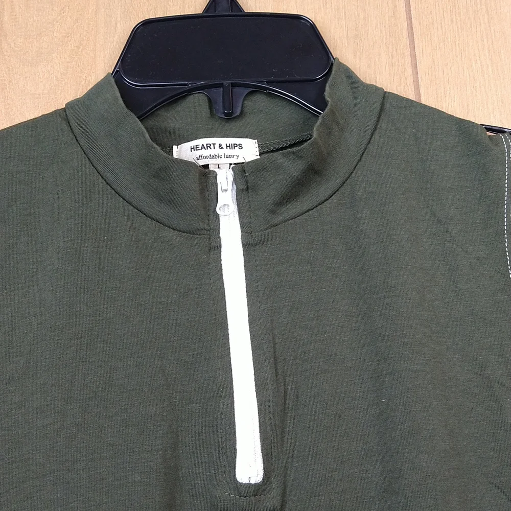 Heart & Hips | Tops | Heart Hips Green Bodysuit Top Size L | Poshmark